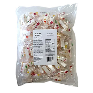 Golden Bonbon Italian Jujube Nougat Candy, Soft and Chewy With Fruity Jelly Beans Original Recipe (2.2 Lb, Original)