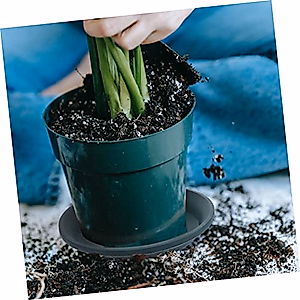 DOITOOL Plants 5pcs Gallon Planter Tray Flowerpot Plastic Water Dish Plant Pots