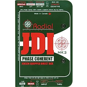 Radial Engineering R8001010JDI Single-Channel Passive Direct Box with Jensen Transformer