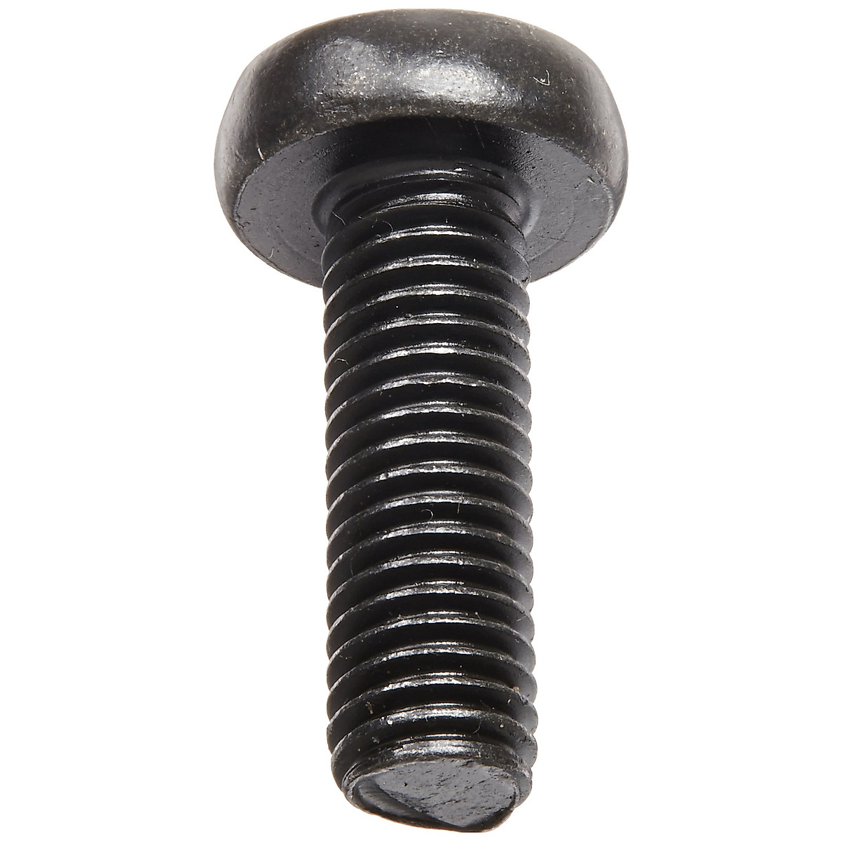 Small Parts M825D7985AB Steel Pan Head Machine Screw, Black Oxide Finish, Meets DIN 7985, #4 Phillips Drive, M8-1.25 Thread Size, 25 mm Length, Fully Threaded, Import (Pack of 25)