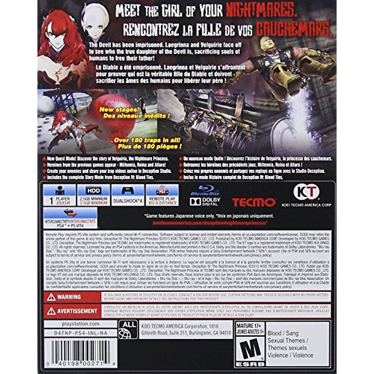 Deception IV: The Nightmare Princess - PlayStation 4