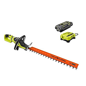 RYOBI 40V HP Brushless 26 in. Cordless Battery Hedge Trimmer with 2.0 Ah Battery and Charger