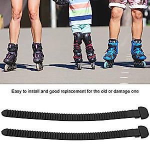 Leftwei Romantic Valentine's Day Ice Skates Buckle, Strap Accessory Good Replacement Ice Skates Buckle Belt, Roller Skating Accessories, Skating Buckle Belt, for Ice Skates Inline Skates