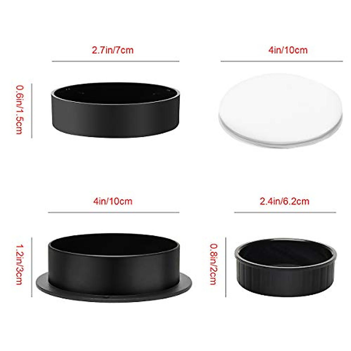 Luxiv 3 in 1 Burger Press, Hamburger Patty Maker Stuffed Burgers Press with 100p Burger Paper for BBQ Non-Stick Sliders Beef Burger Press (Black)