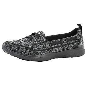 Skechers Women's Microburst Topnotch Sneaker Black/Black 8 Wide