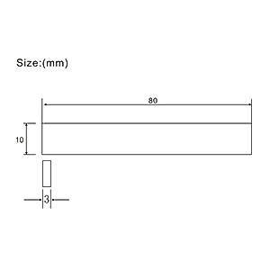 MAXCHEER 6 String Acoustic Guitar Bone Bridge Saddle and Nut Made of Real Bone (6Pcs Saddle)
