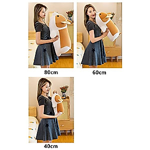 MIAOHAHA Plush Corgi Dog Toy 15.7in Stuffed Animal Corgi Doll Shiba Inu Dog Plush Pillow, Gift for Kids and Girls(Corgi,40cm/15.7in)