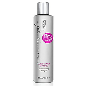 Kenra Platinum Color Charge Shampoo | Color Extending | Recharges Hair Color Up To 50 Washes | Locks Color Pigments | Maximum Color Retention | All Hair Types & Colors | 8.5 fl. Oz
