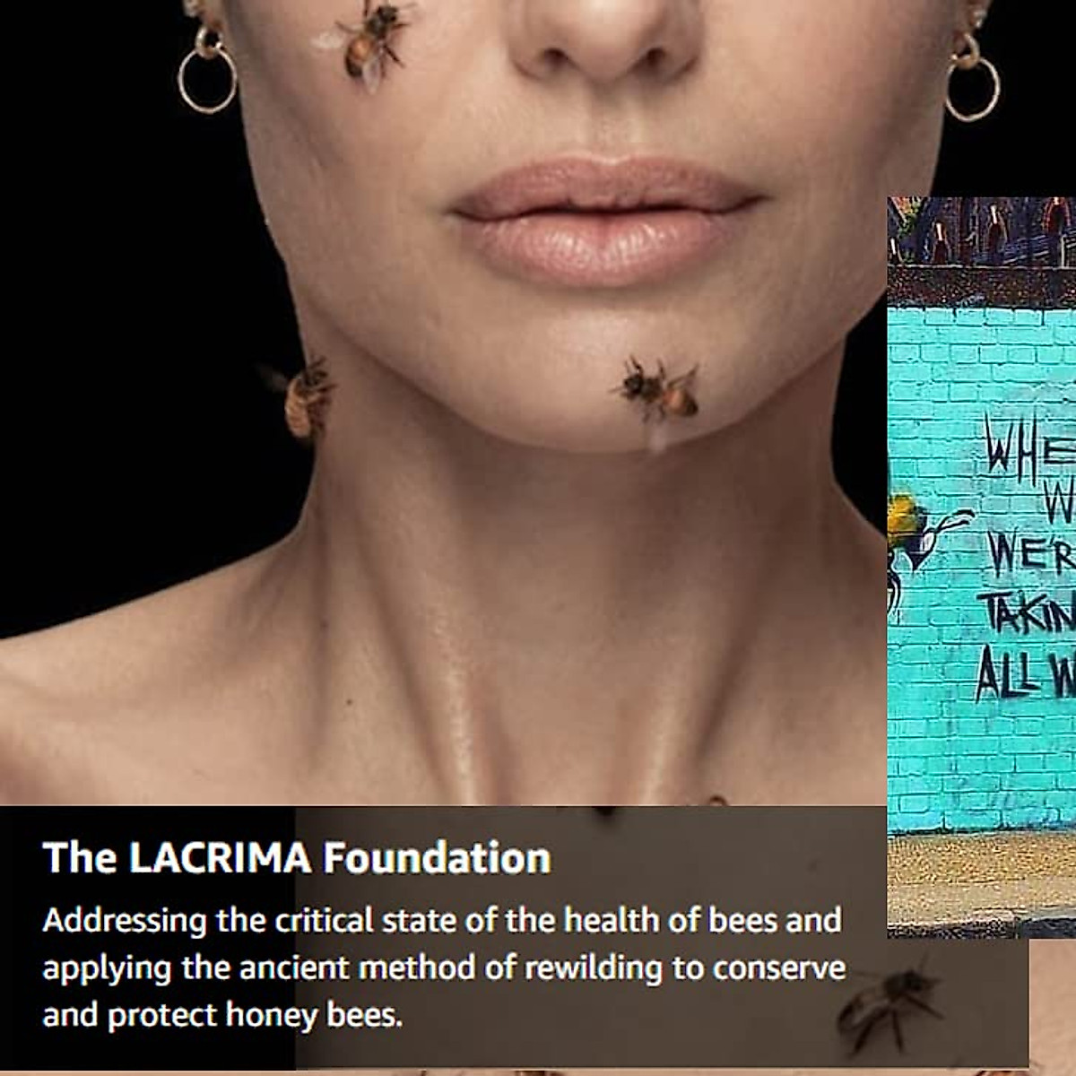 THE LACRIMA FOUNDATION Embrace Elegance: Limited Edition Wild Honey Bee Bracelet - Yellow Gold