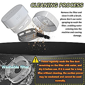 IGOKOTI Desk Vacuum, Mini Vacuum Cleaner, Tabletop Vacuum Cleaners Battery Operated Handheld Design (no Battery Included)