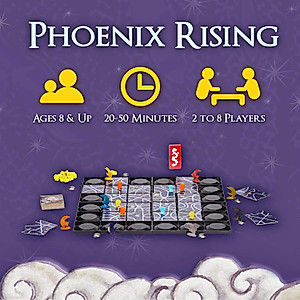 Tsuro Phoenix Rising - Family Board Game for 2-8 Players