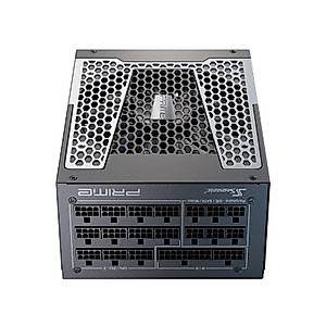 Seasonic Prime TX-1600, 1600W 80+ Titanium, Full Modular, Fan Control in Fanless, Silent, and Cooling Mode, 12 Year Warranty, Perfect Power Supply for Gaming and High-Performance Systems, SSR-1600TR.