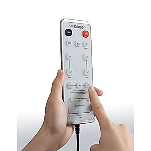 Svago ZGR Plus Zero Gravity Chair (SV395) Vibration Massage Power Recline Memory Foam Pillow Heat Therapy (Chestnut/Black)