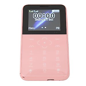 ciciglow Big Button Mobile Phone for Old, 1.8 Inch Screen, 1400MAh Battery, Dual SIM, 2G Network, No Games, Anti Fraud Calls, ABS Material, for Students Elderly (Roseate)