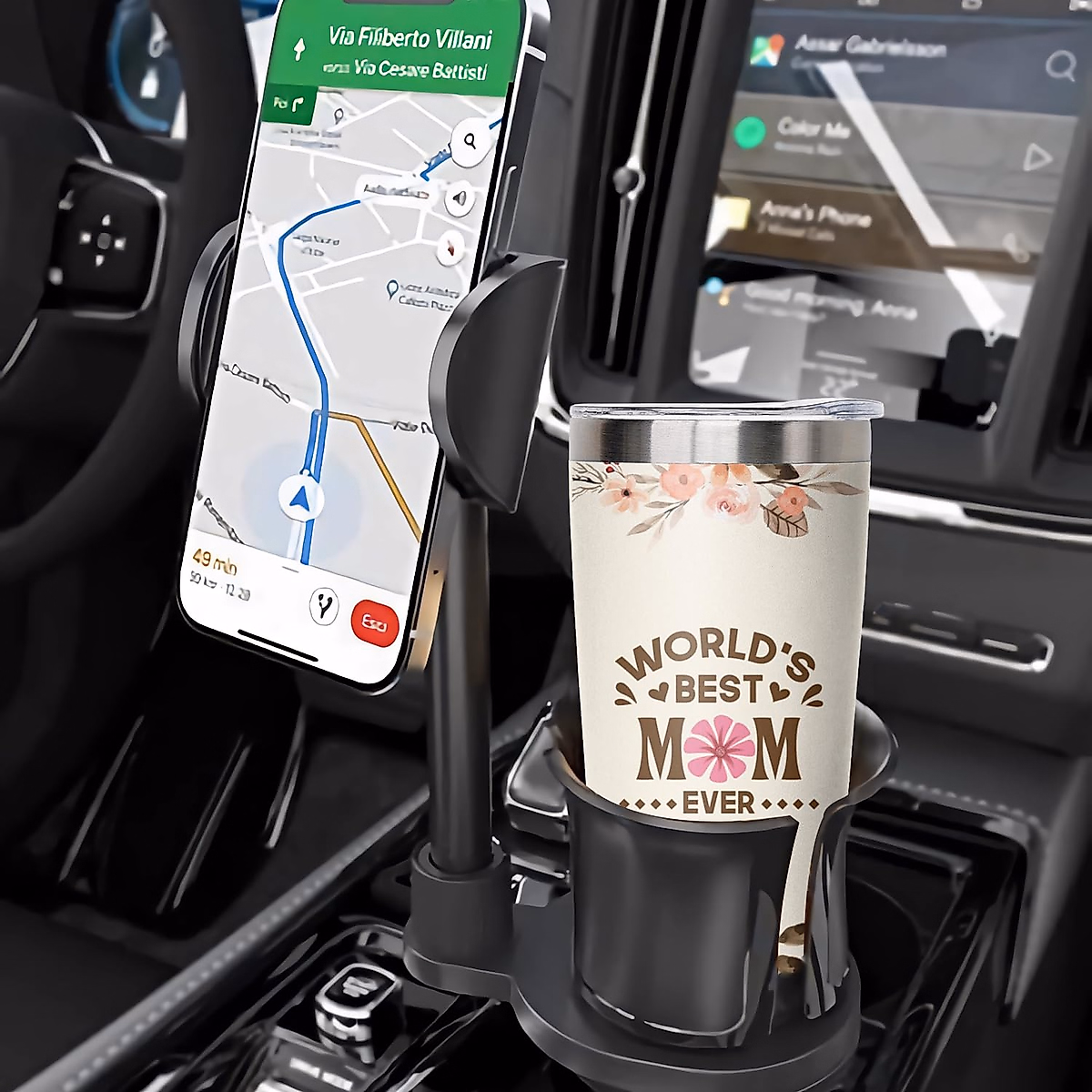 GIfts for Mom from Daughter Son Husband Personalized Tumbler for Christmas Birthday Valentine Mothers Day Custom Insulated Stainless Steel Tumblers