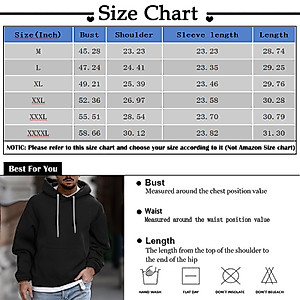 RTTUIOP Big And Tall T Shirts For Men Casual Hike Long Sleeve Hoody Men Pocket Hooded Solid Color Hoodie Fit Super Soft Pullover Men Khaki