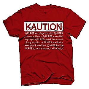 Kappa Alpha PSI Caution T-Shirt (2XL, RED)