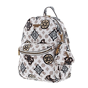 GUESS House Party Large Backpack, Cream Logo Multi