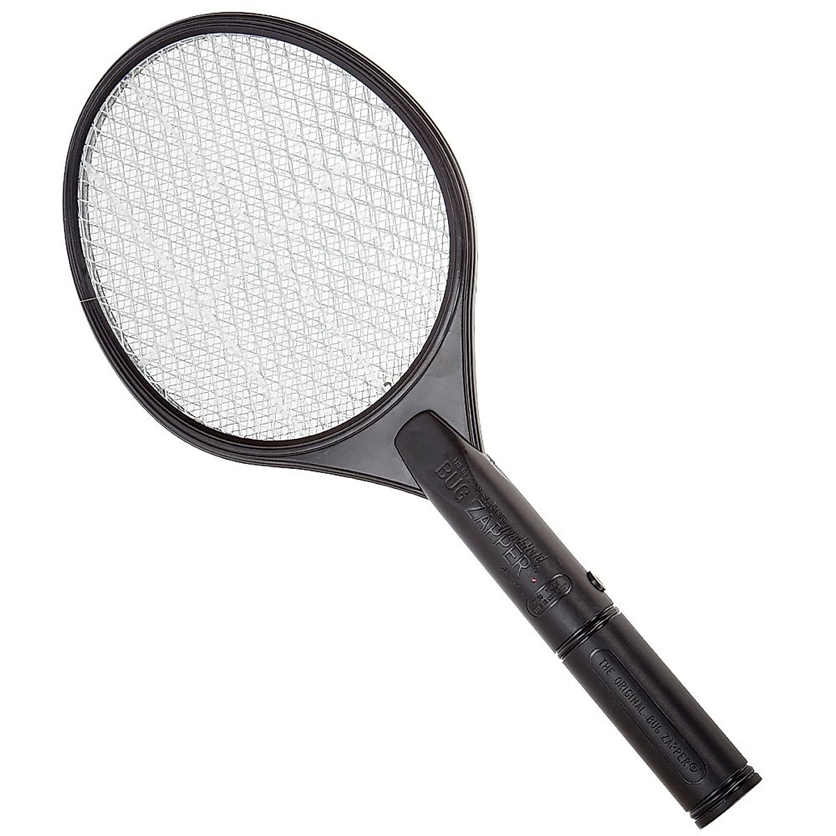 Zap Master The Original Electric Hand Held Racket Bug Zapper (Black)