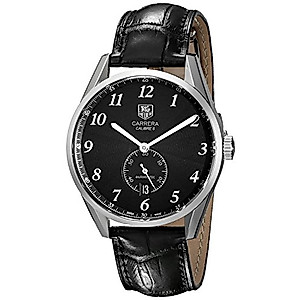 TAG Heuer Men's WAS2110.FC6180 Carrera Analog Display Swiss Automatic Black Watch