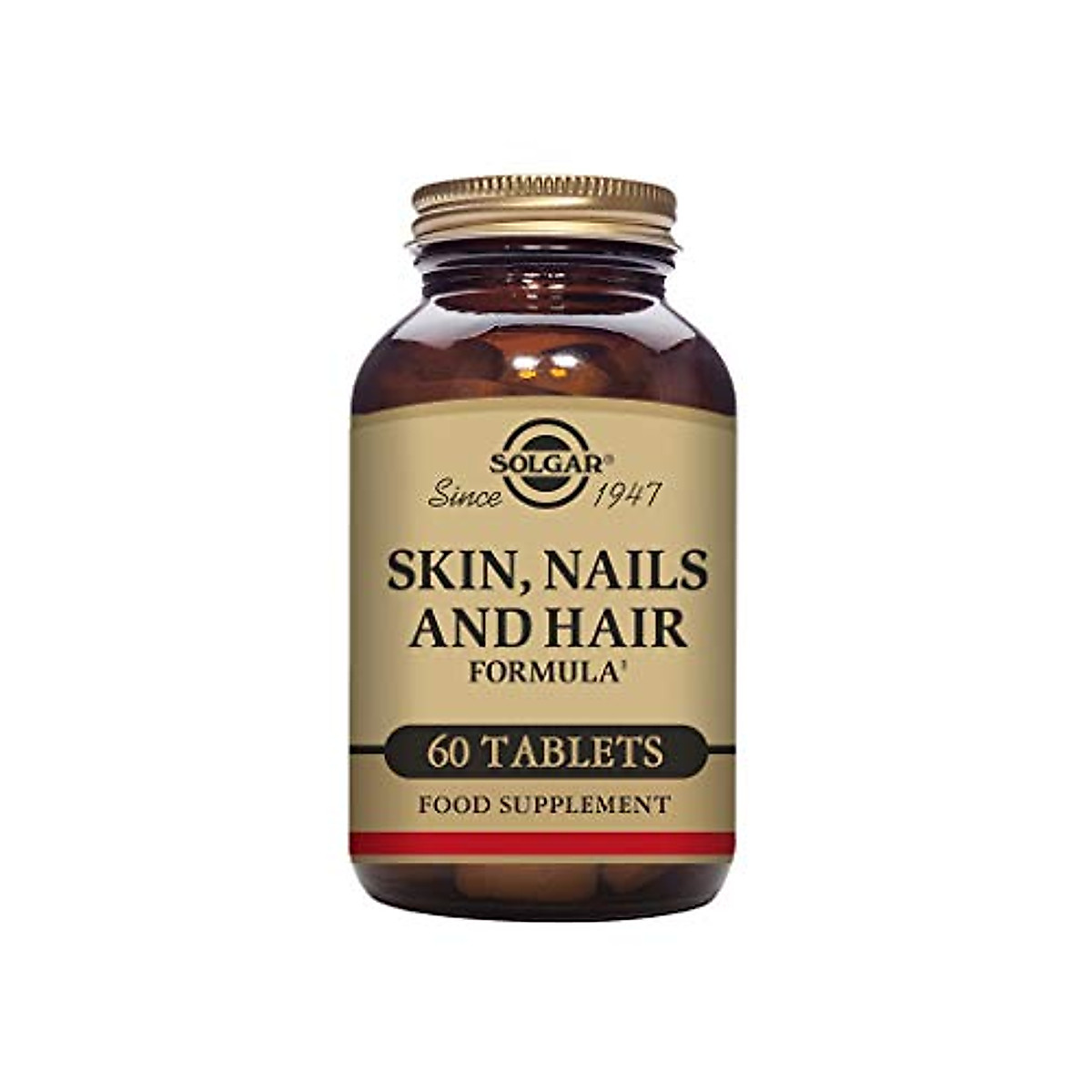 Solgar Skin, Nails & Hair, Advanced MSM Formula, 60 Tablets - Supports Collagen for Hair, Nail and Skin Health - Provides Zinc, Vitamin C & Copper - Non GMO, Vegan, Gluten & Dairy Free - 30 Servings