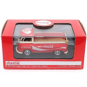 1:43 Scale 1962 Volkswagen T1 Pickup Red/White