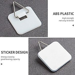 50PCS Plate Hangers for The Wall Plate Holder Hooks for Decorative Plates 1.3 Inch Sticky Invisible Adhesive for Art Supplies Home Decor