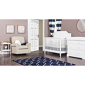 Child Craft Rylan 4-in-1 Convertible Baby Crib, Matte White