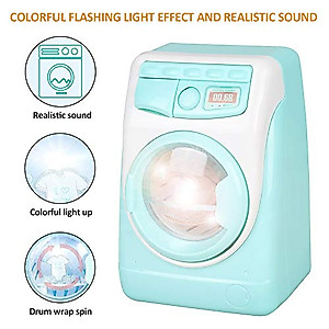 Coherny Mini Simulation Dollhouse Furniture Kitchen Toys Kids Children Play House Toy Washing Machine