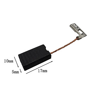 Carbon Brushes 1617014124 for Bosch 124 Rotary Hammer GBH4 DSC 5X10X17 mm