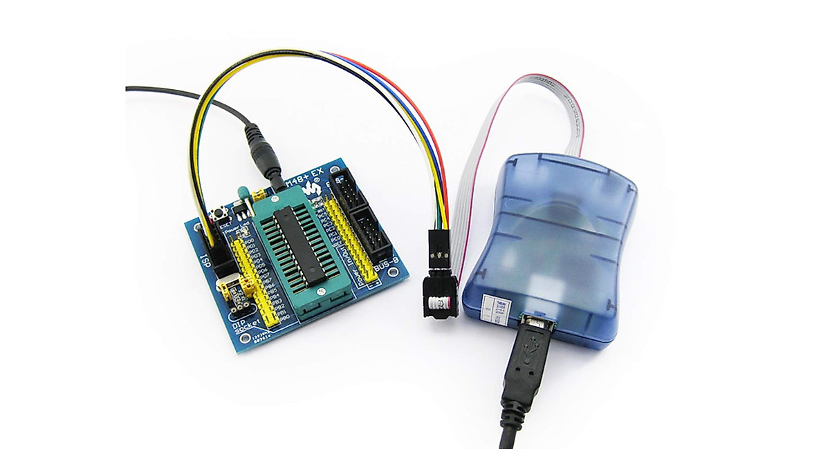 Waveshare-AVR Programmer USB AVRISP XPII Compatible with ATMEL at AVR ISP mk2 mkII in-System ...