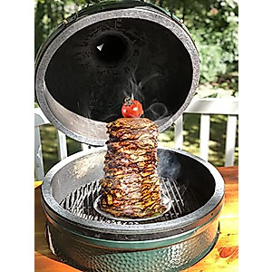 PIQUEBAR Vertical Skewer Brazilian Barbecue Al Pastor Skewer Stand for Roasting Meat Steak Whole Chicken Sausage