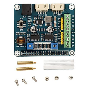 BOTEGRA Motor Driver, Drives 2 Stepper Motors Motor Driver Chip PCB 6 Microstepping Modes Protection 5V Up to 1/32 Microstepping for Mechanical Arm for 3D Printing