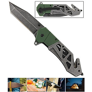 Radical Warfare Hunting Open Folding Pocket Knife Outdoor Survival Hunting Knife for Camping by Survival Steel