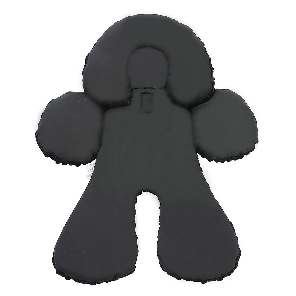 Pro Goleem Infant Car Seat Insert, Baby Head Neck Body Support, Soft Minky Newborn Car Seat Insert, 2-in-1 Reversible, Boys and Girls, Black