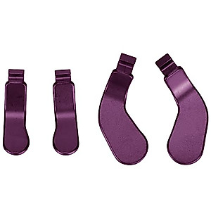 Metal Paddle Replacement, Easy To Replace Simple Operation 4pcs Controller Paddles Interchangeable Improve Accuracy for Elite Controller(Purple)
