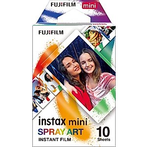 Fujifilm Instax Mini Spray Art Film - 10 Exposures