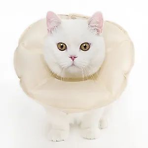 MayMaw Inflatable Cat Collar E Cone for Kittens & Small Dogs, Soft & Foldable Cat Recovery Collar Cone for Cats to Stop Licking Wound