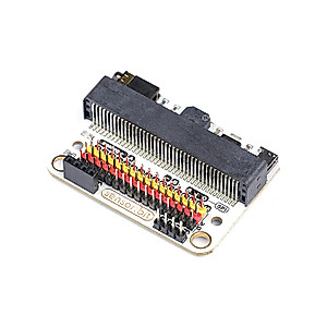 ELECFREAKS microbit Sensor:bit 3v Expansion Board Mini Micro:bit Breakout Board with 16 GVS Interface Integrated Buzzer and Audio Jack Adapter Shield IO IIC Ports Compatible with Lego Jack