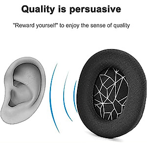 Arctis 9X Replacement Earpads Printing Mesh Ear Cushions for SteelSeries Arctis 1/3/5/7/9 Arctis Pro Arctis 9X Headphones Noise Canceling Headset Ear Pads Earmuff Repair Parts (Black+White)