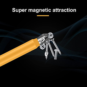 14 Pcs Magnetic Anti Slip Screwdriver Bits Set Magnetic Drill Bit Set Impact Driver Bit Set 1/4 Inch Hex Shank Cross Impact Driver Accessories for Power Tool, PH2(Orange)