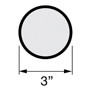 INCOM Manufacturing: Workplace Marker 3" Circle, Red (Pack of 25)