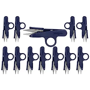 Golden Eagle Sharp Point Quick-Clip Lightweight Thread Snippers (12 Piece Pack)