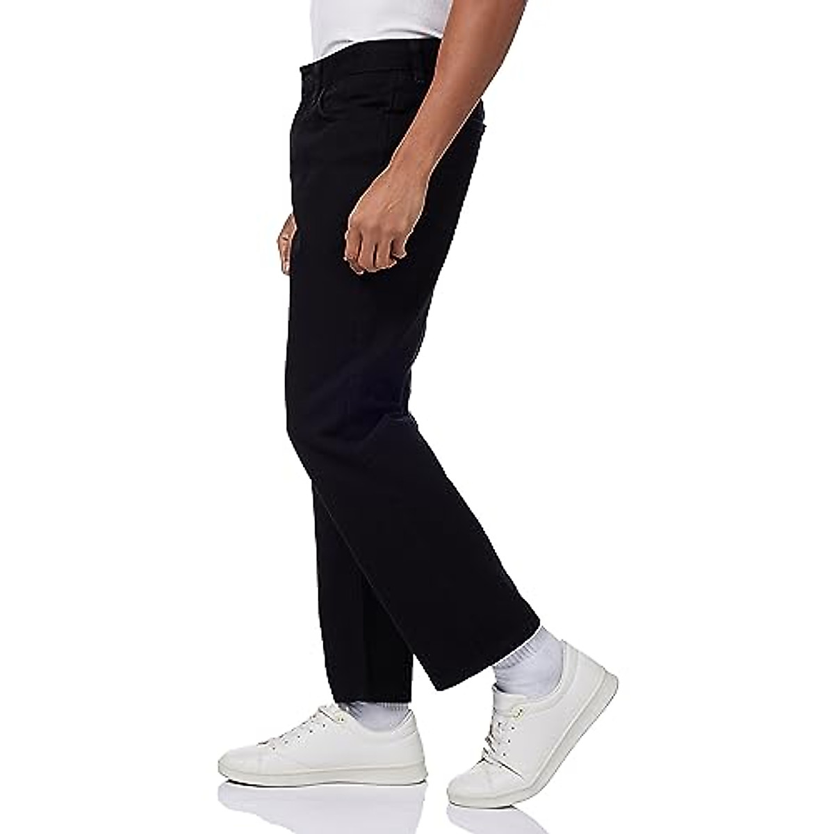 Lee Men's Relaxed Fit Straight Leg Jean, Double Black, 28W x 30L