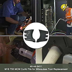 Fits for Milwaukee 48-44-0411 M18 750 MCM Cu/Al Replacement Blades