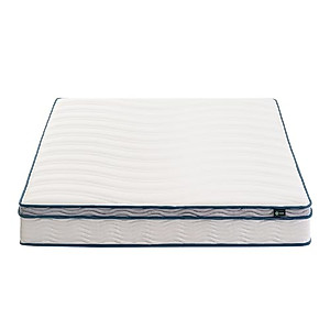 ZINUS 8 Inch Spring Sensation Hybrid Mattress [New Version], King, Fiberglass Free, Medium Firmness, Durable Support, Certified Safe Foams & Fabric, Mattress in A Box