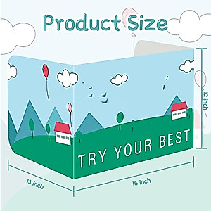 Privacy Shields for Student Desks - 24 Pack，Colored Classroom Privacy Folders for Students, Privacy Boards for Test and Desk Dividers (16"W x 12"H x 13"D)