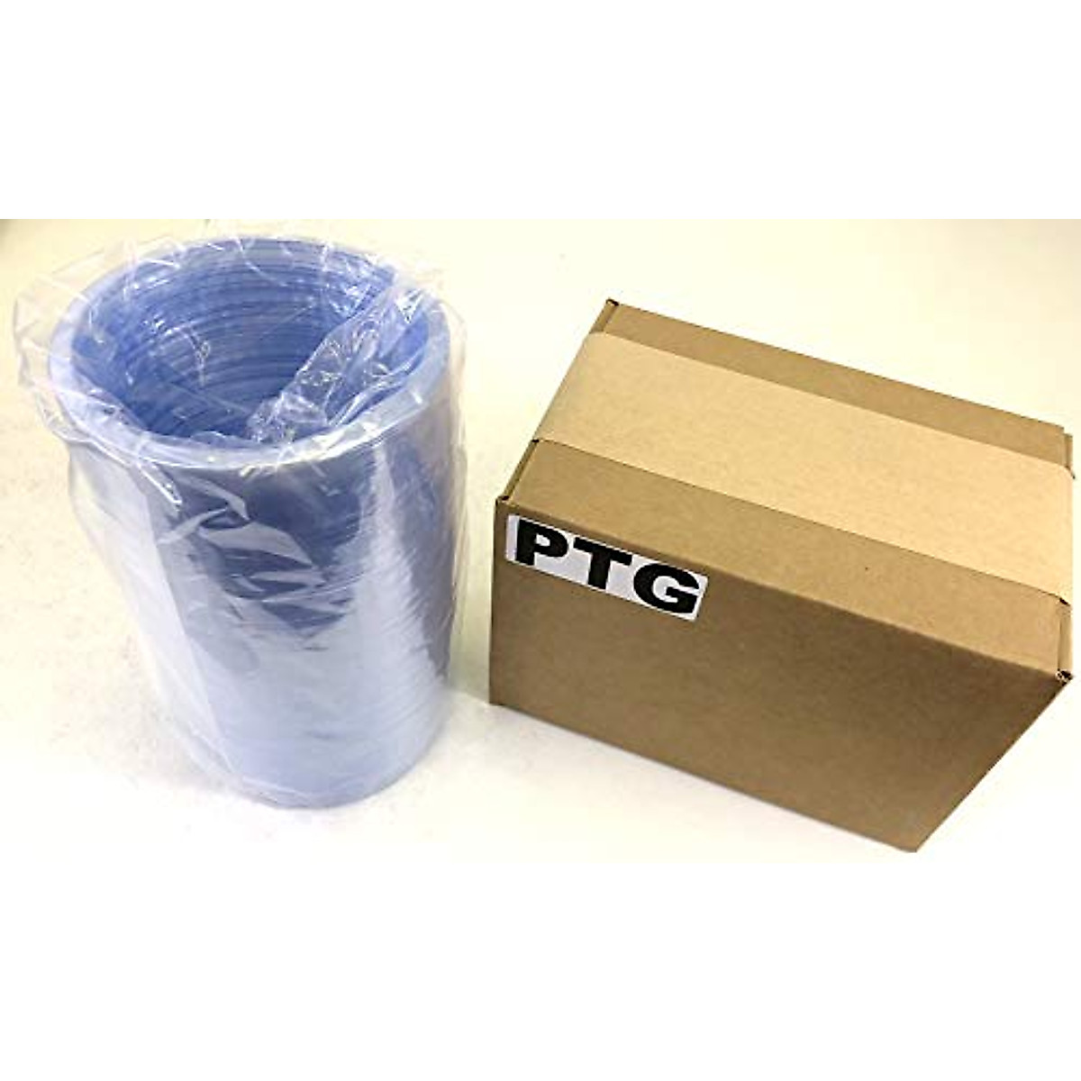 Clear Heat Shrink Bands - Fits Round Plastic Soup/Deli Container 250/Pk (Pack of 250)