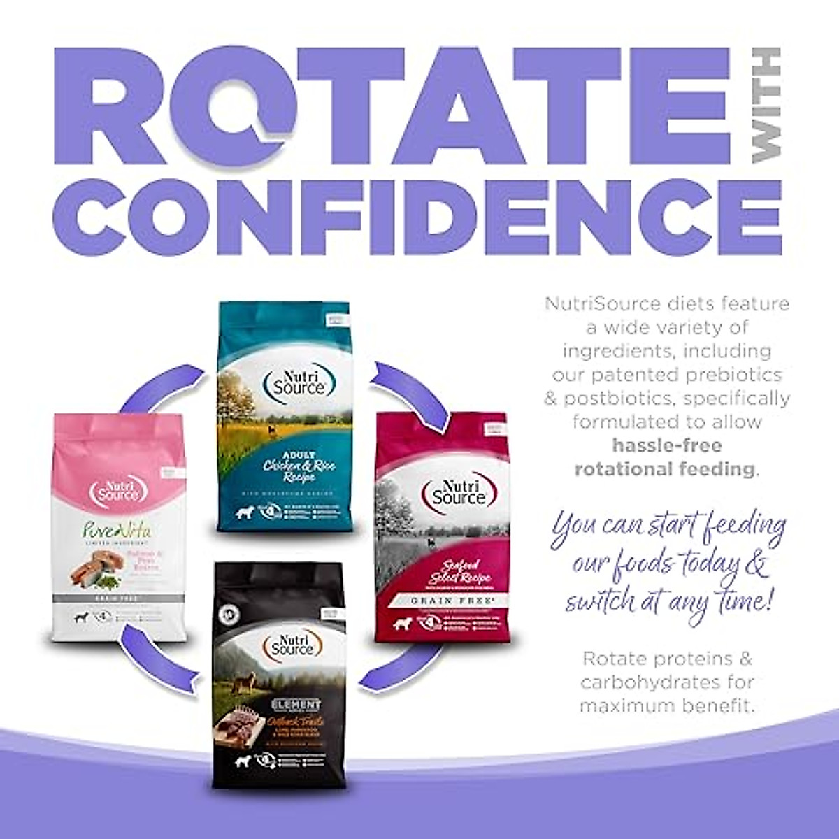 NutriSource Element Series Upland Stream Dry Dog Food, Quail, Rabbit & Trout, 4LB