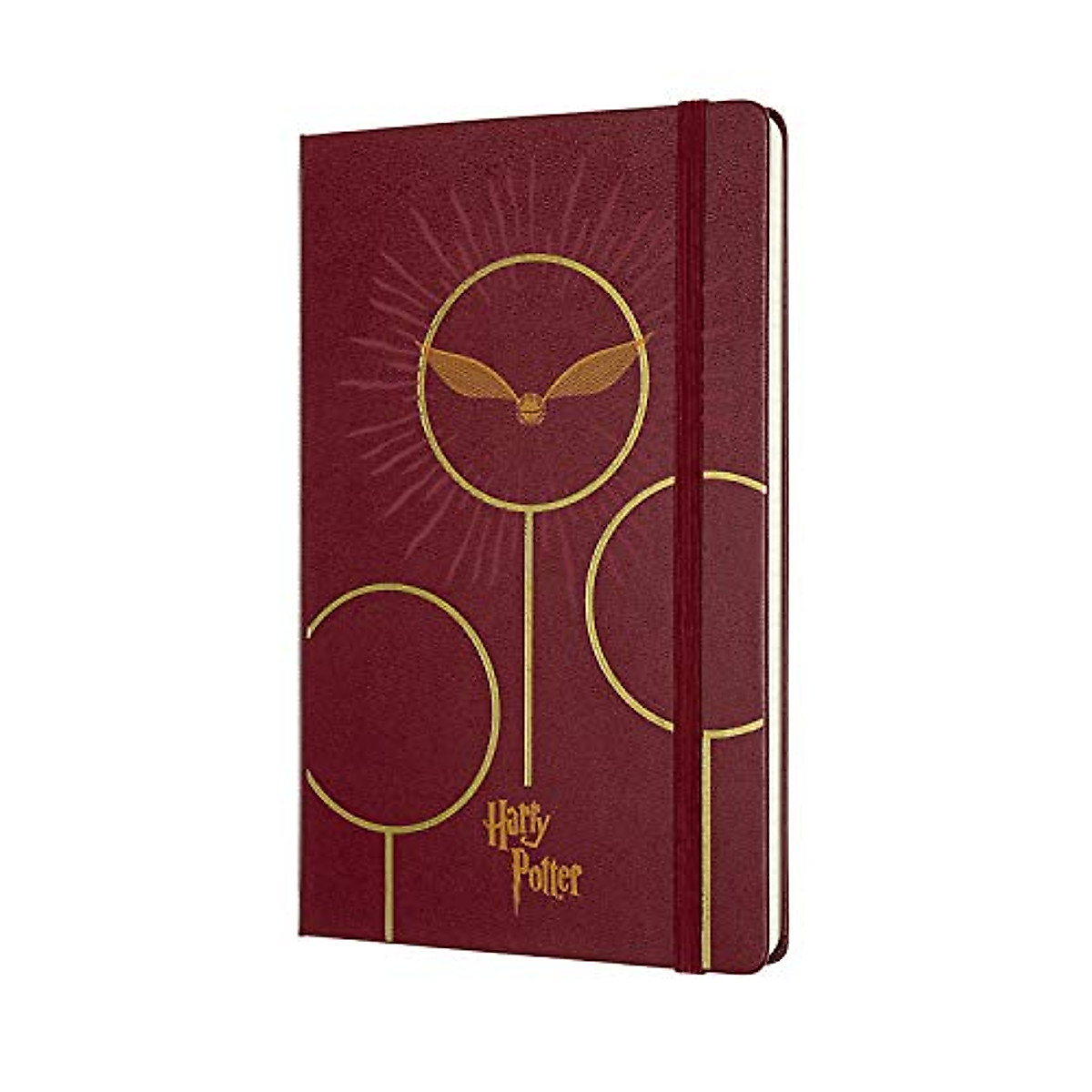 Moleskine Limited Edition Harry Potter Notebook, Hard Cover, Large (5" x 8.25") Ruled/Lined, Bordeaux Red (Book 6) 240 Pages